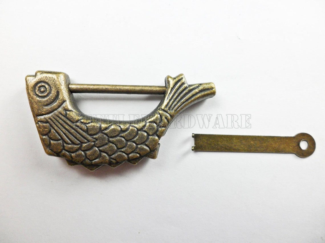 Vintage Style Fish Wooden Boxes Lock Jewellery Boxes Lock - Etsy