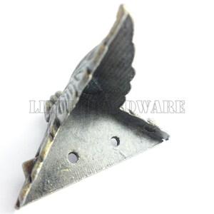 4 Pcs Chinese Old Style Vintage 43mm X49mm Metal Box Feet Maple Leaf ...