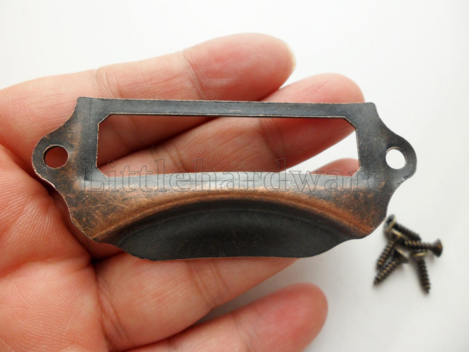 High Quality Red Antique Brass Color Cabinet Hardware Vintage | Etsy