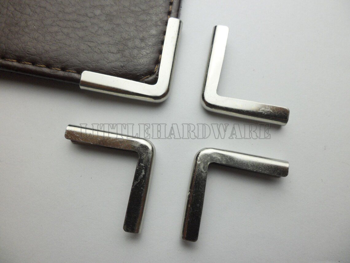 12 Vintage Silver Color Metal Book Corners for - Etsy