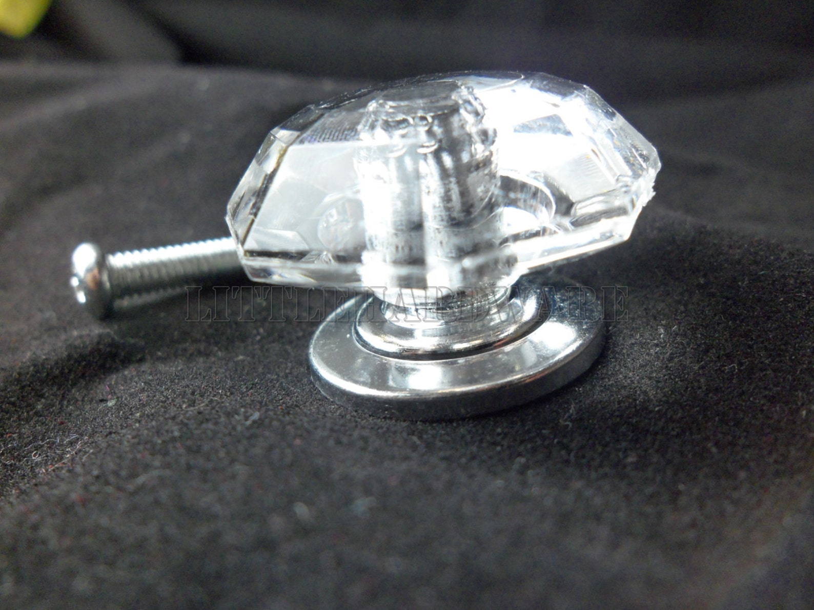 Clear Acrylic Diamond Shape Head Silver Color Base Drawer - Etsy