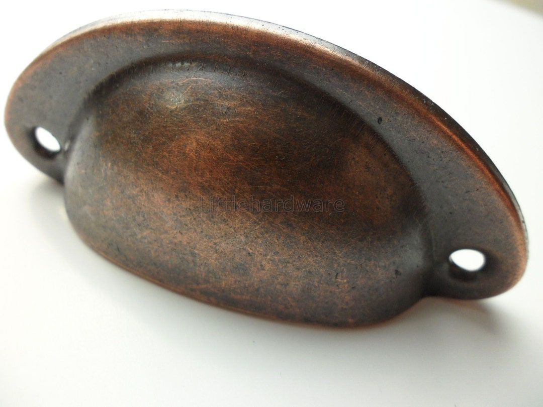 82mmx35mm Red Bronze Color Metal Classic Cup Pulls Drawer Pulls Cup ...