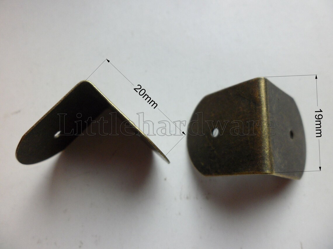 20PCS 19mmx20mmhalf Side Vintage Simple Iron Decorative - Etsy