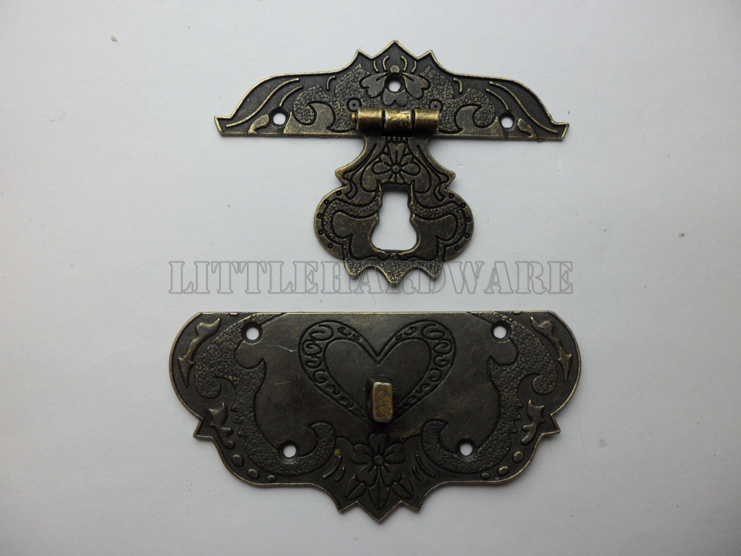 86 Mm X 65mm Chinese Classical Vintage Plant Pattern Lock - Etsy