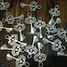 100pcs 1.3 Crown Keys, Antique Skeleton Keys,pendant Heart Wedding ...