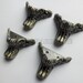 4pcs 46mm X30mm Antique Brass Crown Metal Box Feet for Box Legs ...