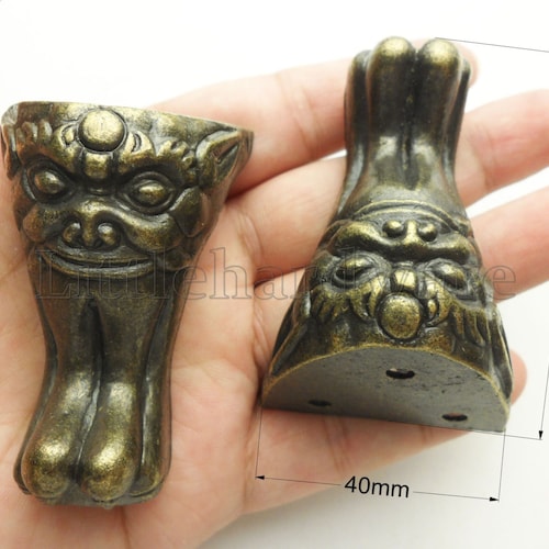 4pcs 40mm X 40mm X 30mm Metal Box Feet Legs Decorative for - Etsy