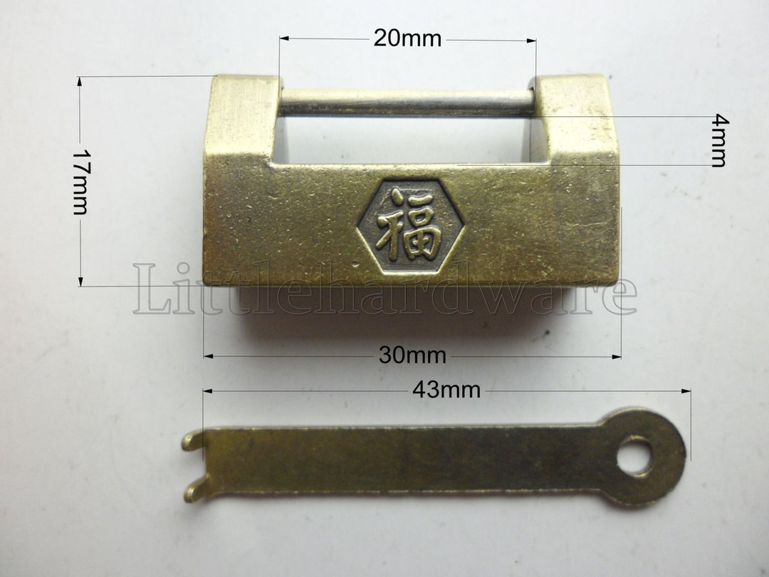 Vintage Style "lucky" Wooden Boxes Lock Jewellery Boxes Lock Furniture ...