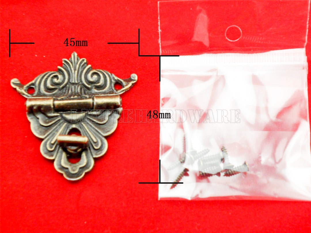 1 Pcs 45mm X 48mm Boxes Latch Gift Box Latches Decorative Boxes Catch ...