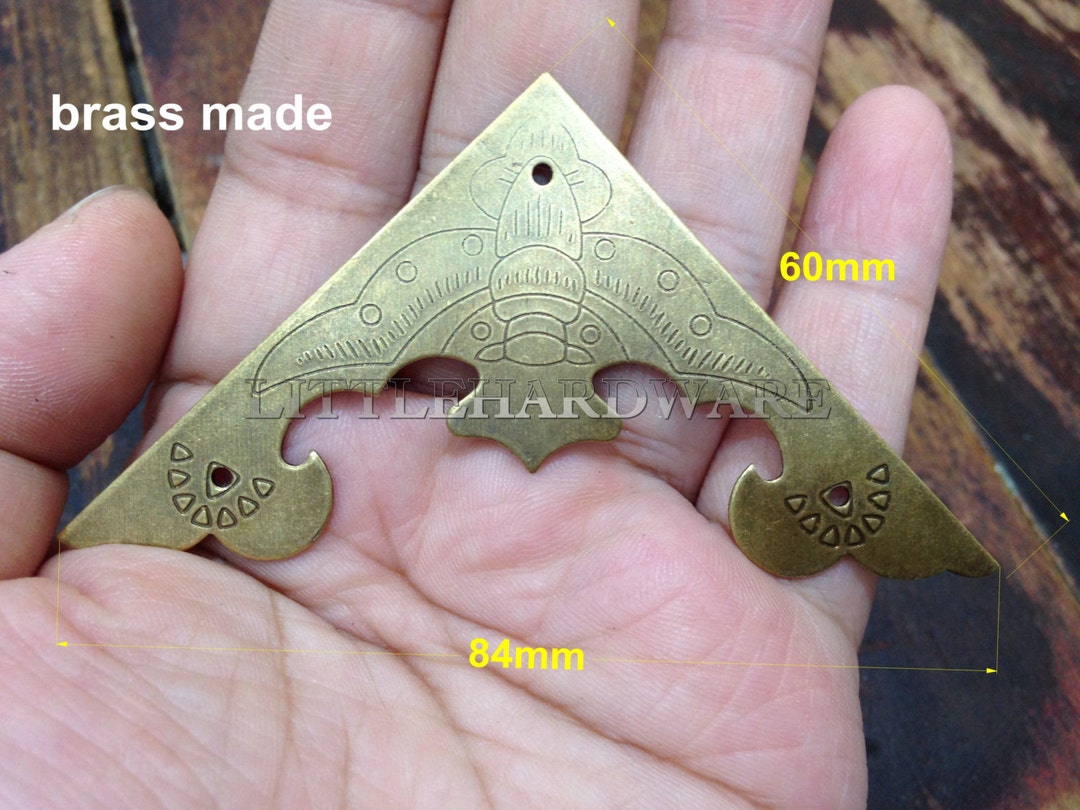 4pcs 60mmx60mm "bat" Antique Brass Ornate Brass Corner/solid Brass ...