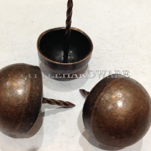 A Pair of Big Size Upholstery Tacks/decorative Tacks/thick Round Head ...