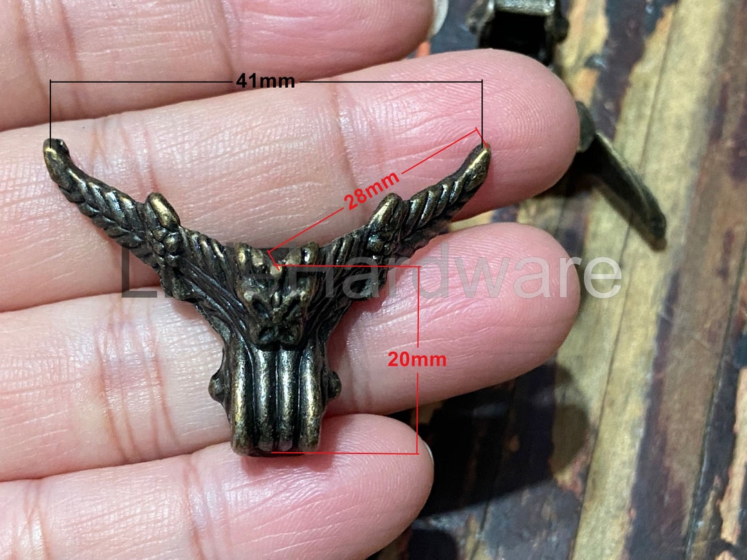 4pcs 41mmx20mm Metal Box Feet Box Protection Decorative Box Feet - Etsy