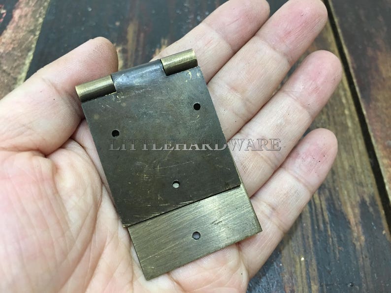 2 Pcs Brass Made 93mmx35mm 180 Degree Metal Hinges Rectangle - Etsy