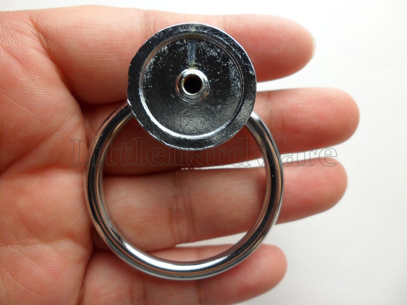 1 Inch Base Diameter High Quality Silver Drawer Pulls Ring - Etsy