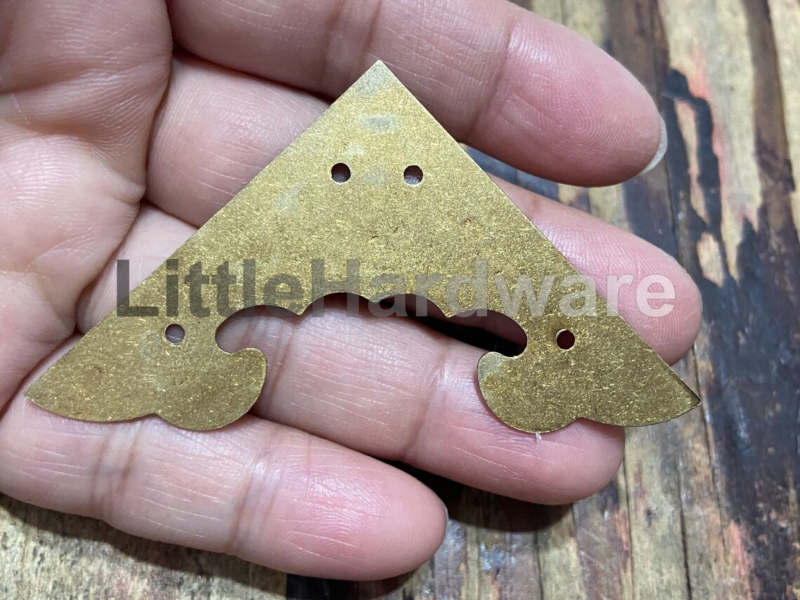 4 Pcs Solid Brass Corner/ornate Brass Corners/brass Corner - Etsy