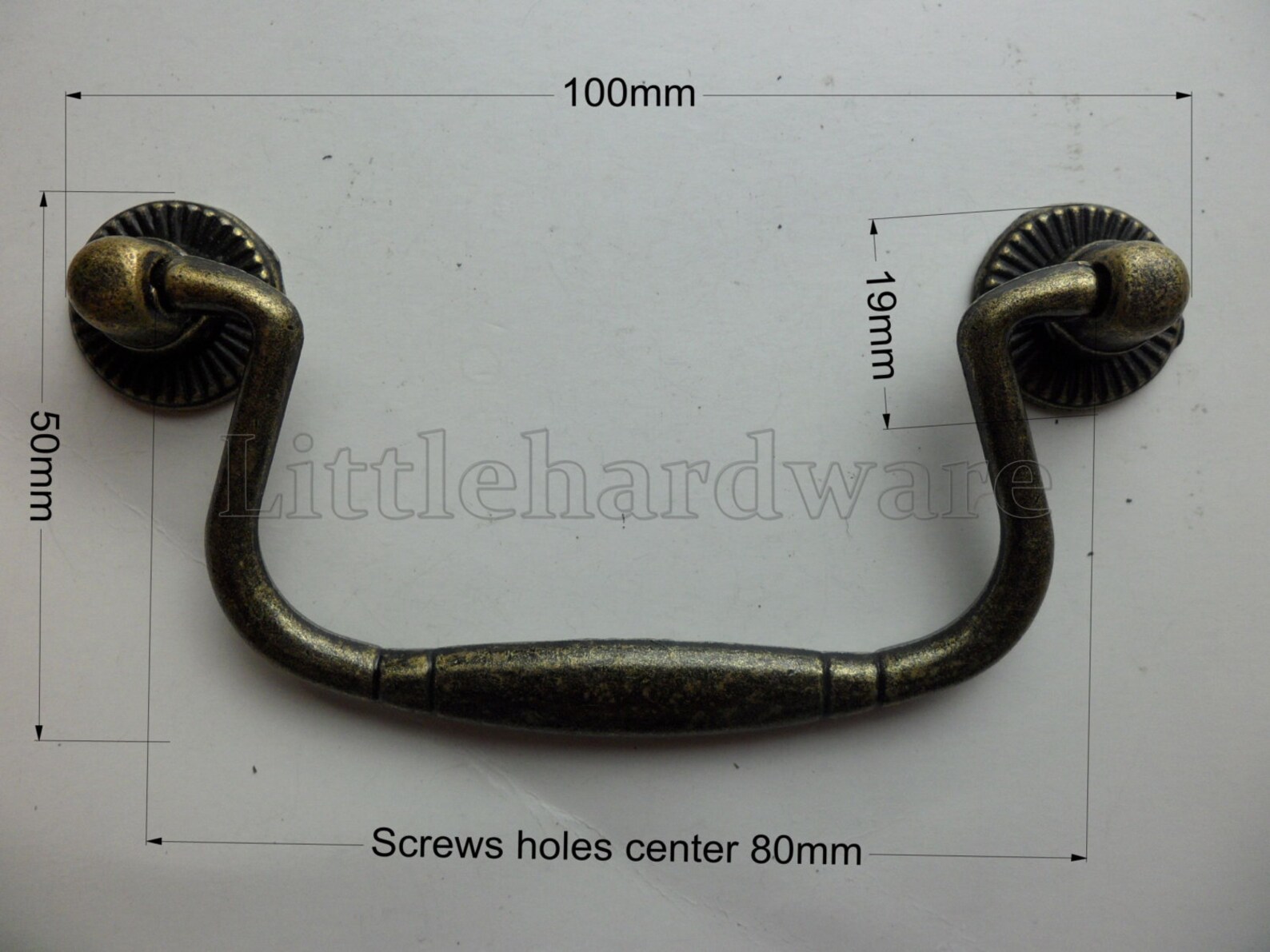 Antique Bronze Rustic Drawer Pulls/classic Drop Pulls/dresser - Etsy