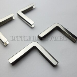 12 Vintage Silver Color Metal Book Corners for Bookbinding,scrapbooking ...