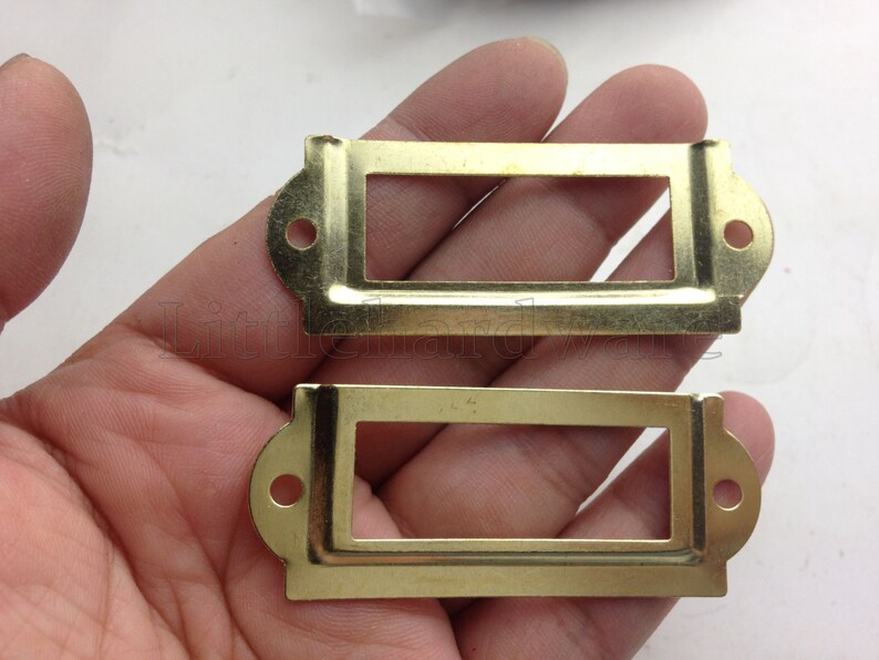 Set of 20 60MM X 23.5mm 4 Colors Rustic Card Holder/label - Etsy