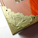 8 Pcs Double Dragon Antique Brass Jewelry Box Corner Decoration Corner ...