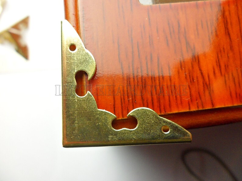 4pcs Golden Horn Shape Metal Decorative Corner Bracket for - Etsy