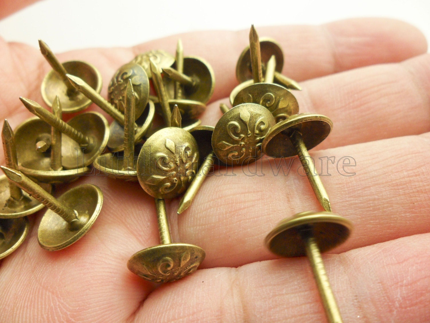 100 Pcs 10mmx15mm Antique Brass Color Beautiful Decorative - Etsy