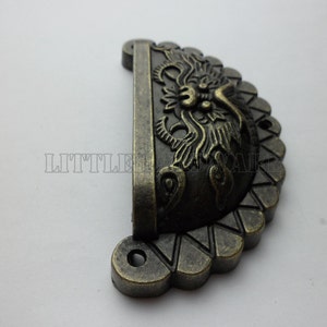 High Quality Metal 90mmx43mm Chinese Dragon Drawer Pulls Cup Pulls ...
