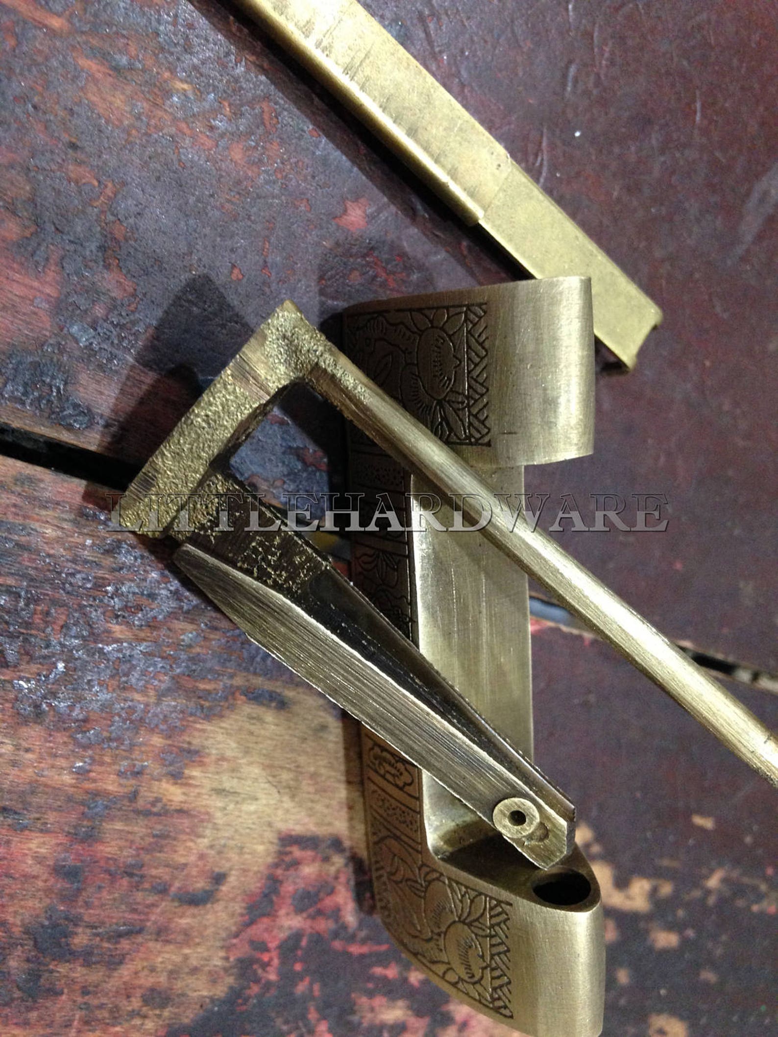 Solid Pure Copper: Antique Brass Big secret of the - Etsy