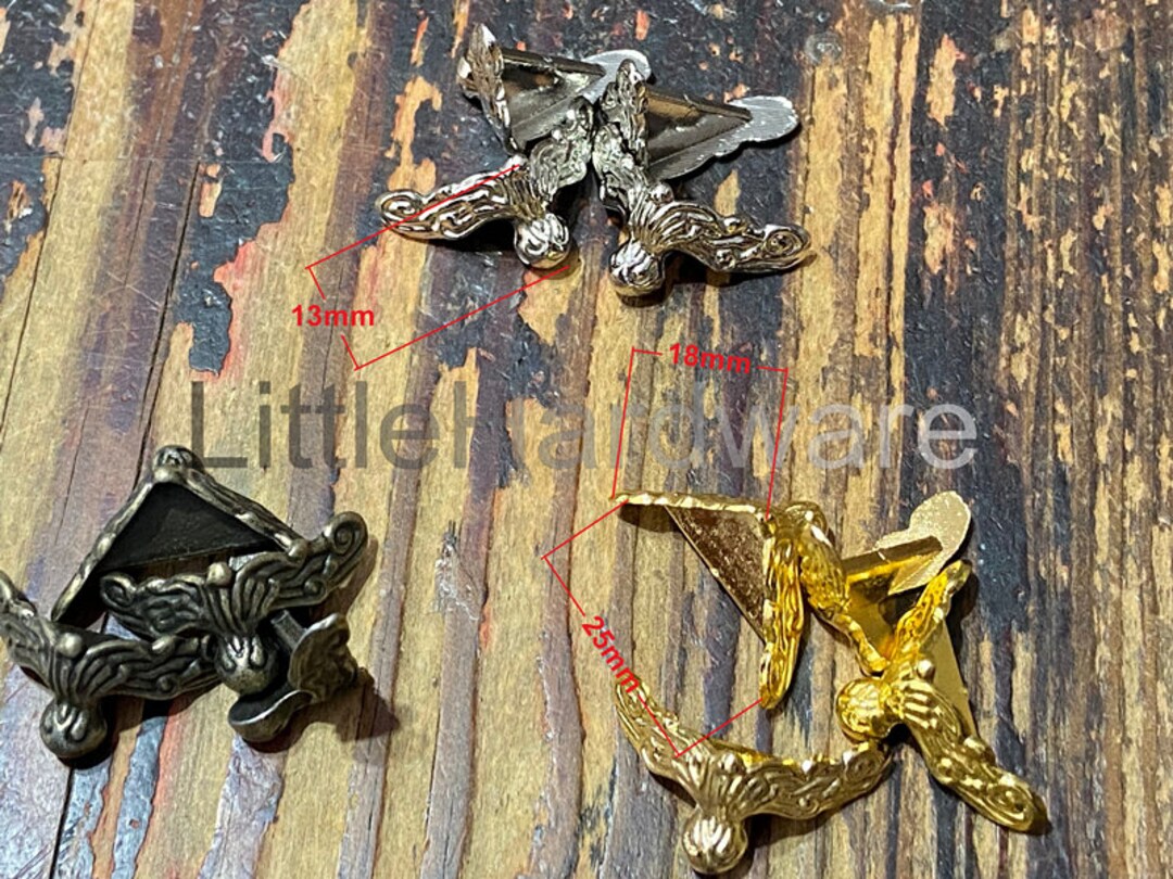 4pcs 25mm X13mm New Eagle Metal Box Feet /box Legs Protection ...