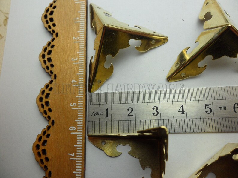4pcs Golden Horn Shape Metal Decorative Corner Bracket for - Etsy