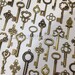 100pcs Vintage Crown Keys Antique Skeleton Keys Pendant - Etsy