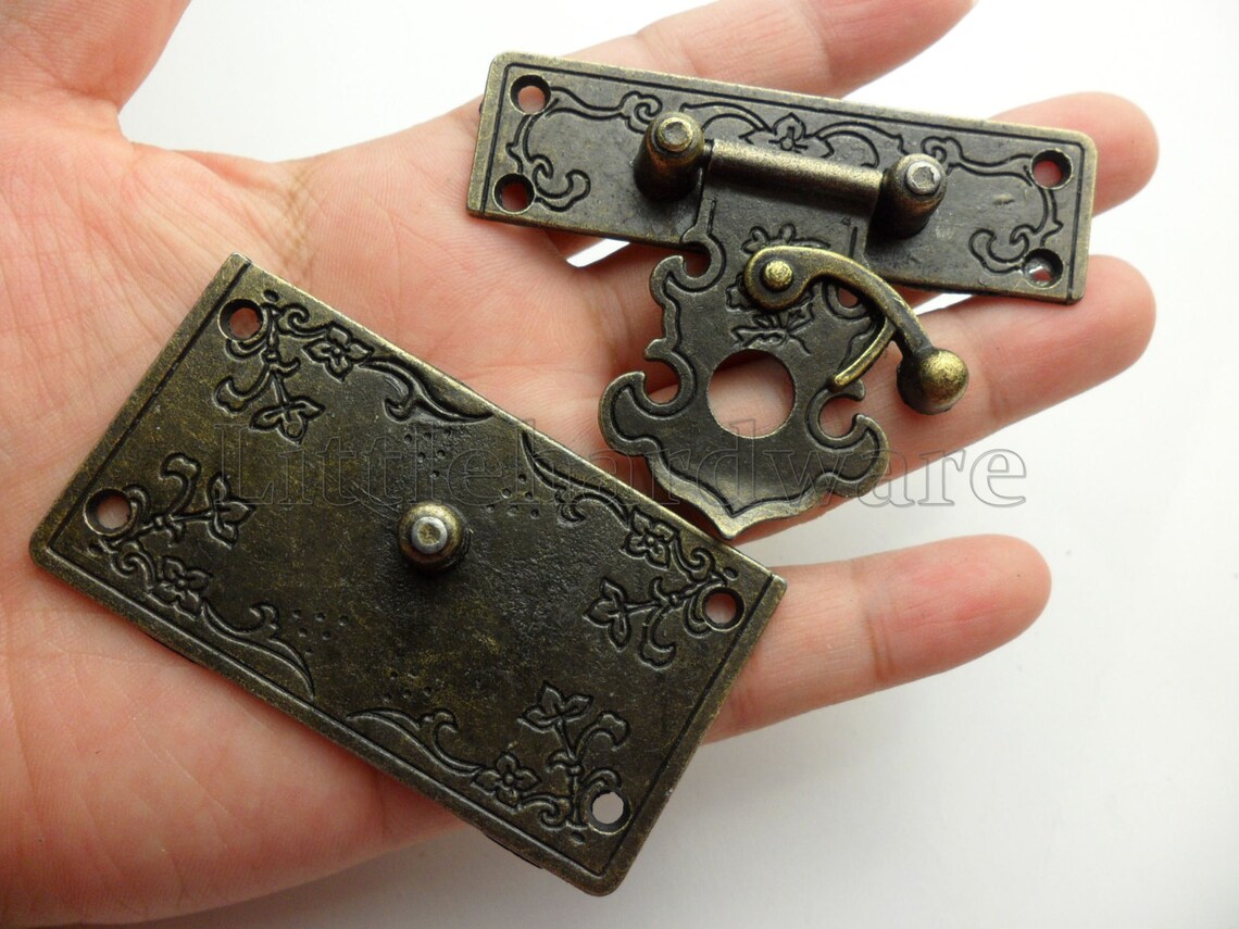 Vintage Big Size 67mmx58mm Box Latch / Small Box Hardware / - Etsy