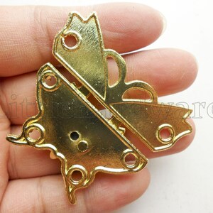 High Quality Golden "butterfly" Lock Latch Small Box Hardware Jewelry ...