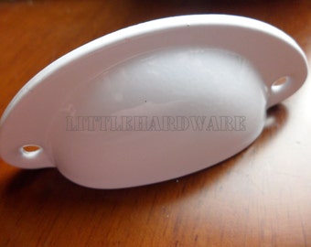 White Drawer Pulls - Etsy