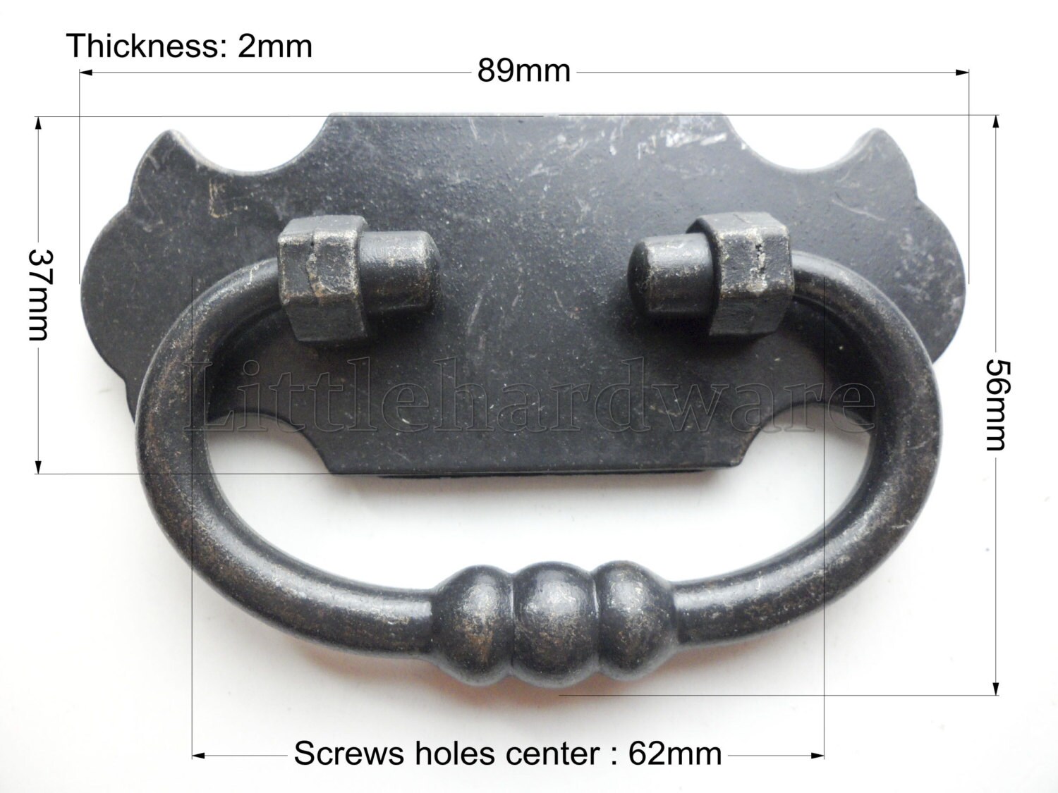 89mm X 56mm Antique Brass High Quality Camphorwood Box Handle | Etsy