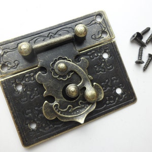 55mmx47mm Lock Latch Small Box Hardware Jewelry Box Latch Gift Boxes ...