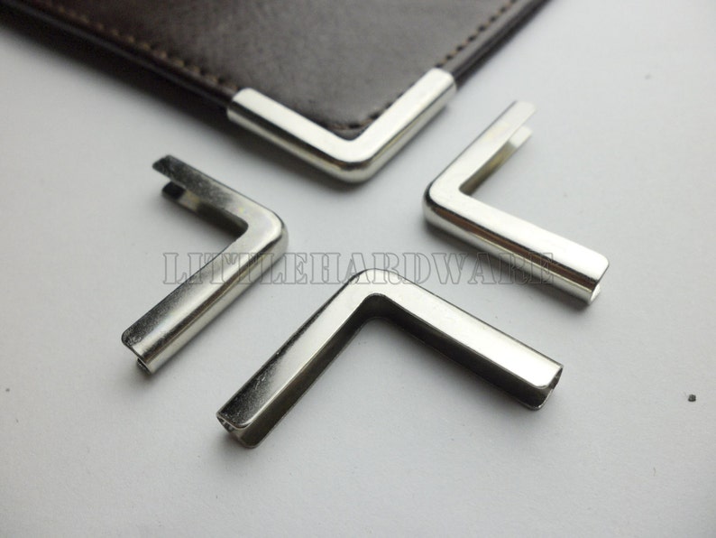 12 Vintage Silver Color Metal Book Corners for - Etsy
