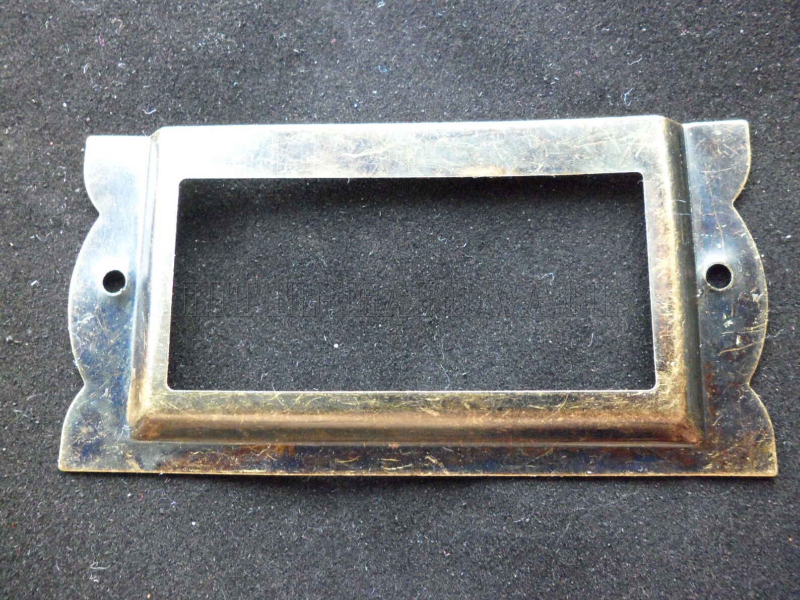 Big Size High Quality Antique Brass Color Card Holder/label - Etsy