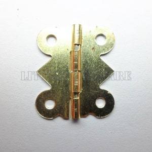 10 Pcs Golden Color Metal Hinges Parliament Hinges Jewelry Box Hinges ...