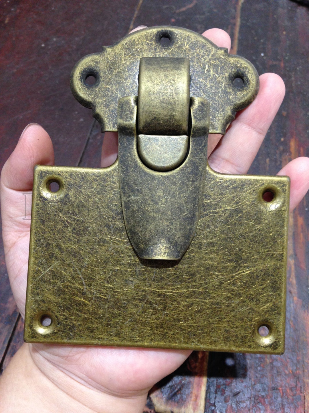 Big Leather Luggage Trunk Senior Hasp Catch Latch - 106mm X 133mm ...