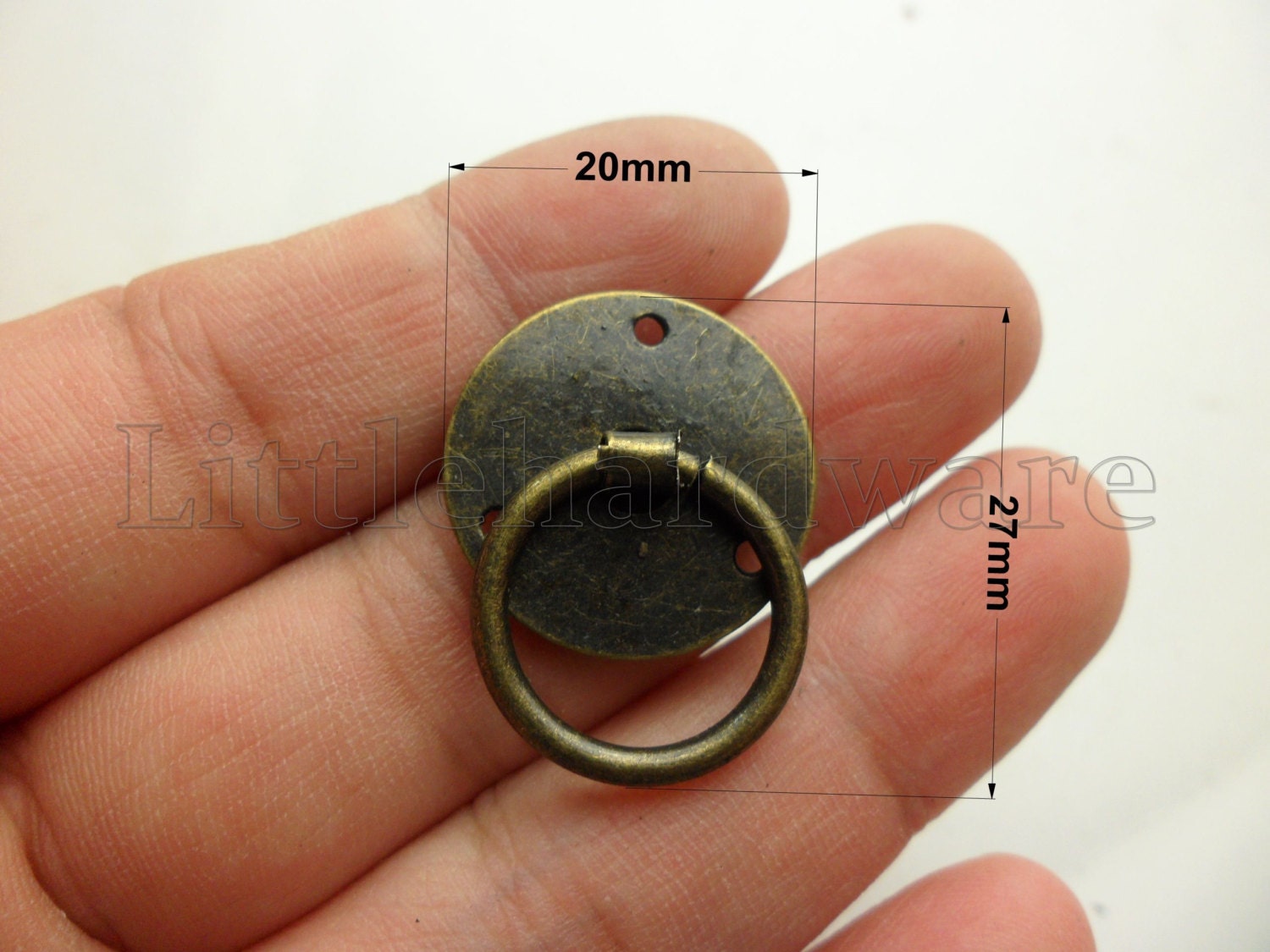 10 Pcs Vintage Type 20MM X 20mm Round Dresser Drawer Pulls - Etsy