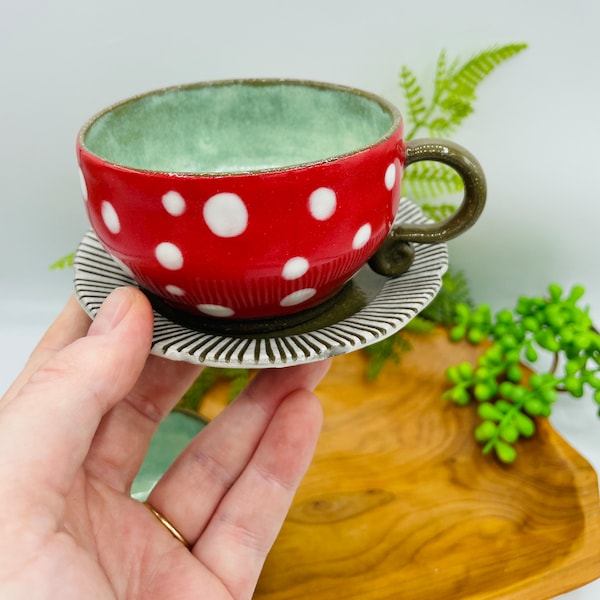 Mushroom Tea Set - Etsy