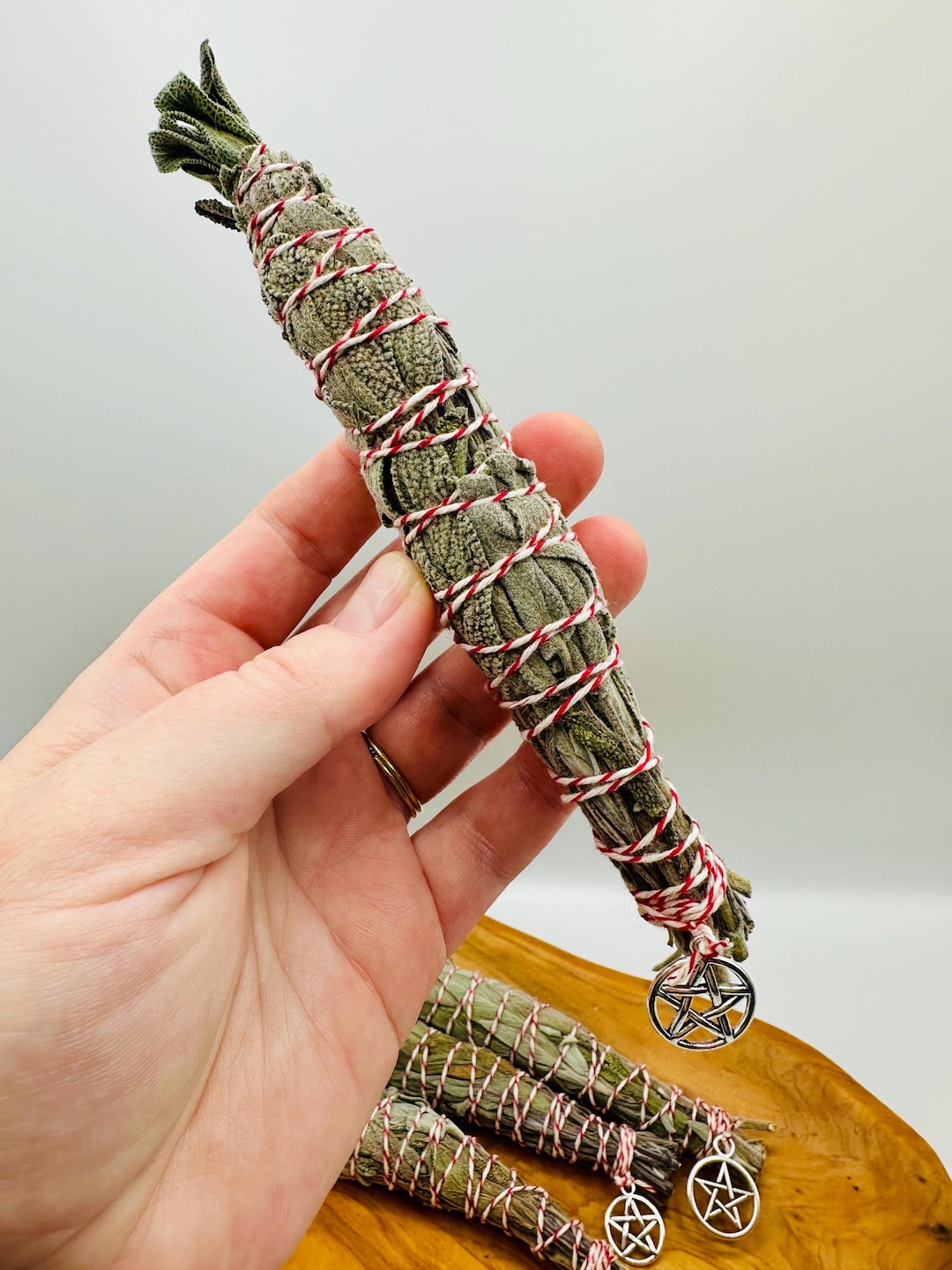 Organic Sage Smoke Cleansing Herb Bundle, Burning Incense Meditation ...