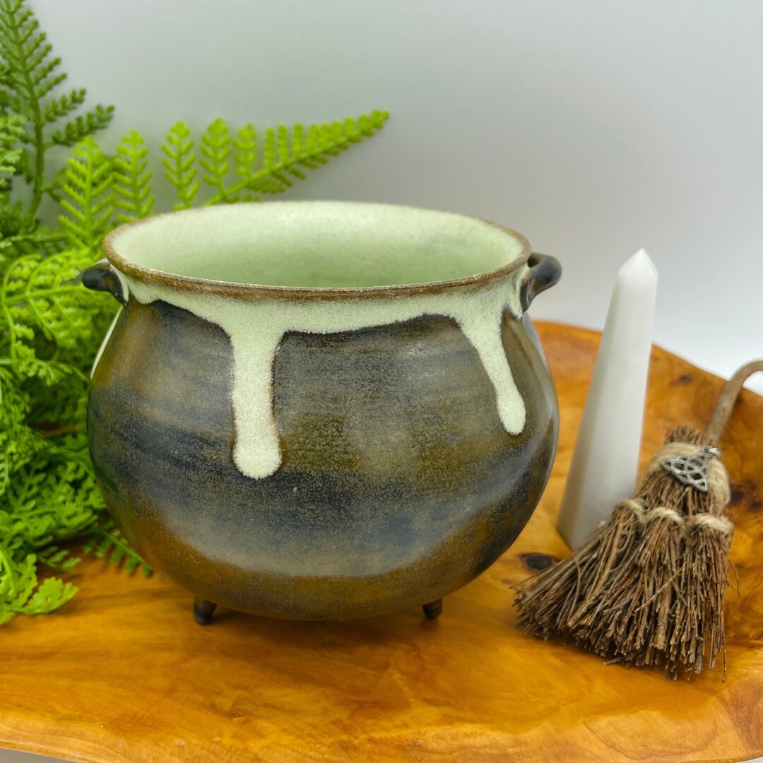 Potions Enchanted Ceramic Cauldron for Spooky Season Halloween - Etsy