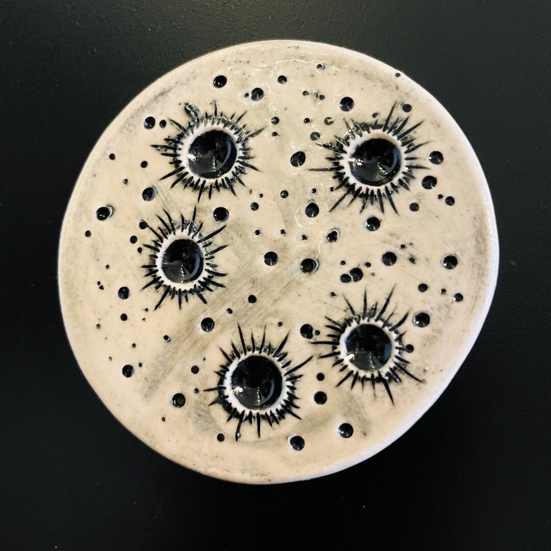 Moon Phase Magnets, Moon Calendar, Ceramic Moon Sculpture, Lunar Magick ...