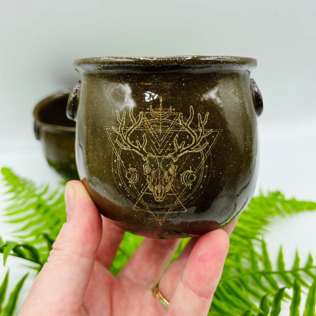 Cauldron Mug, Coffee Lover Espresso Cup, Witchy Tea Drinkware ...