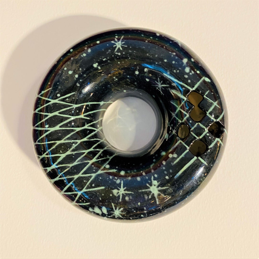 Ceramic Wall Sculpture With Sacred Geometry Torus Design - Etsy