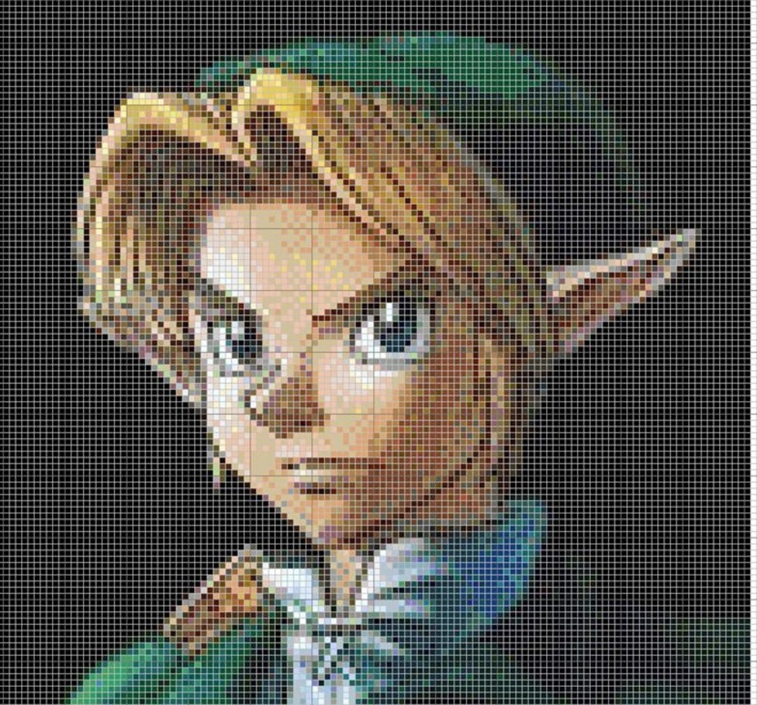 Zelda Link Cross Stitch Pattern - Etsy