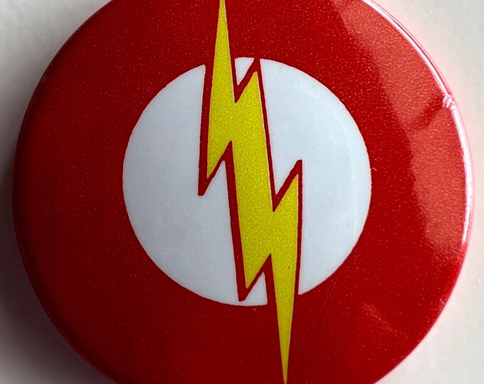 The Flash Button Pin From Comic Con 2006 - Etsy