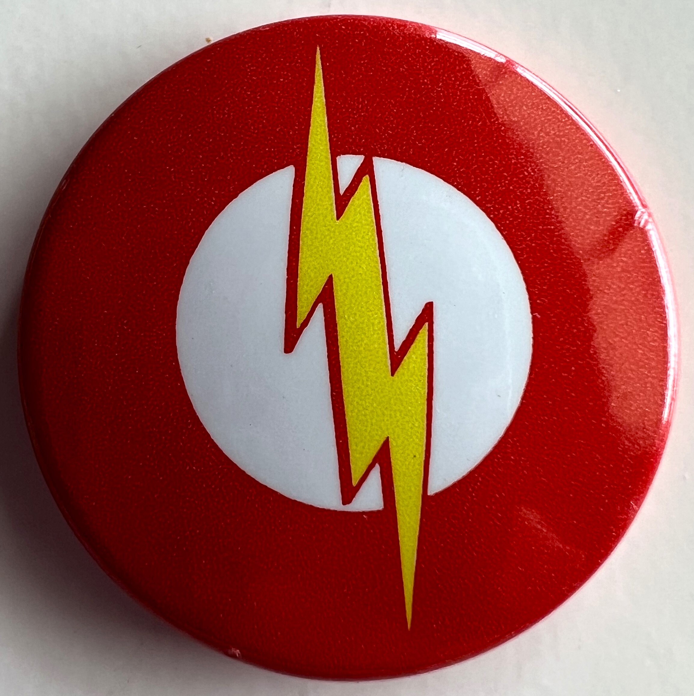The Flash Button Pin From Comic Con 2006 - Etsy