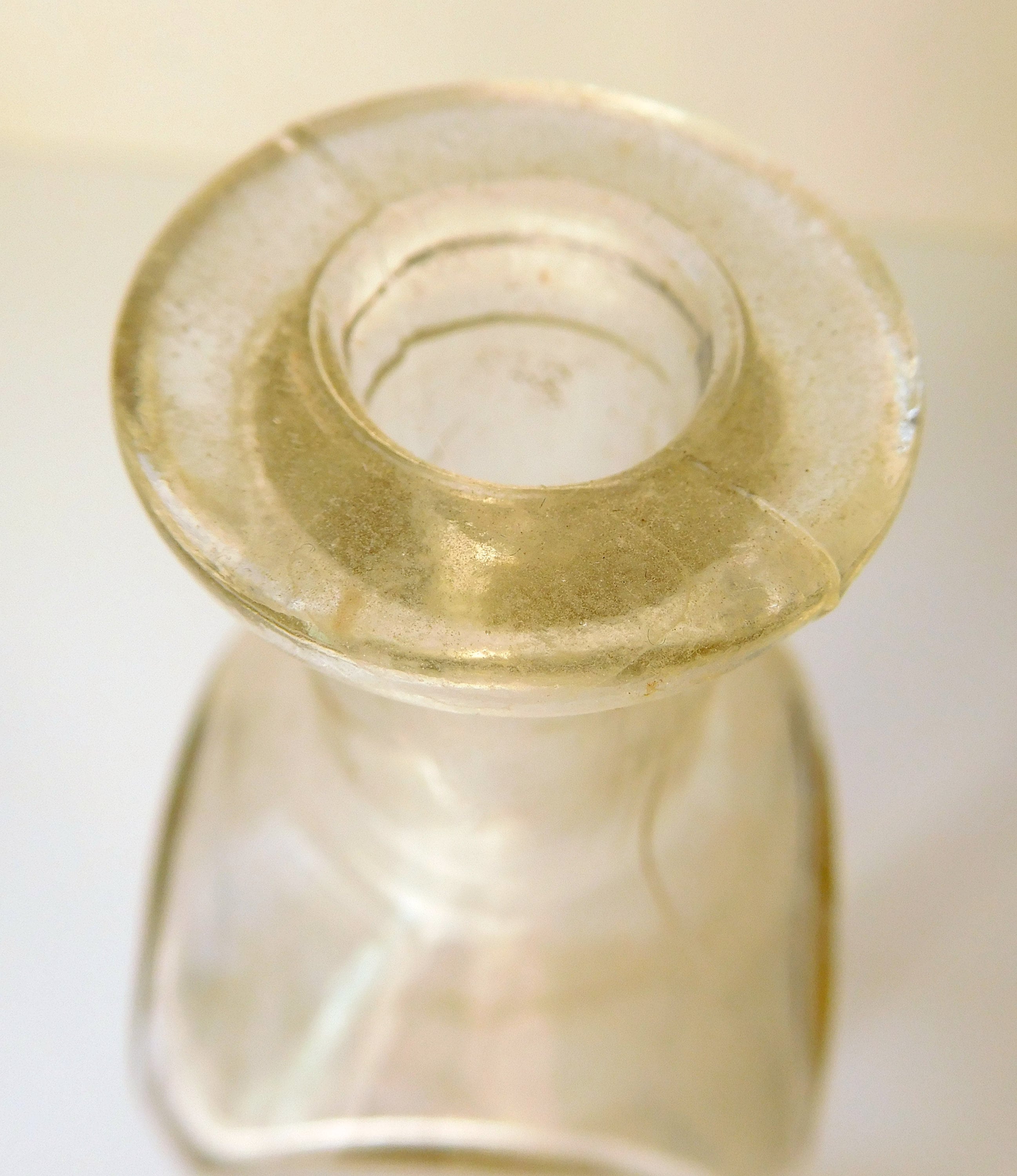 Clear Glass Square Bottomed Bottle IPG CO Very Good Condition - Etsy